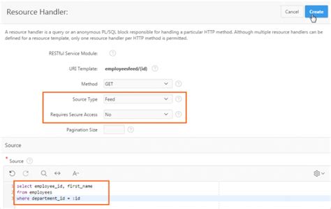 creating and using a restful web service in application express 5 1