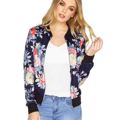 Buy Flower Floral Print Jacket 2017 New European Style