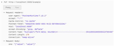 formdata request content types are neither logged to the postman