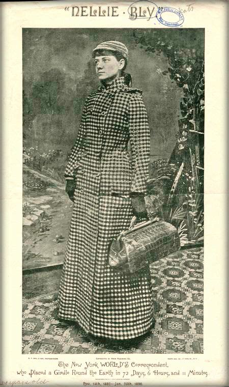Nellie Bly 1889 Image Wikipedia Racing Nellie Bly Famous Women In