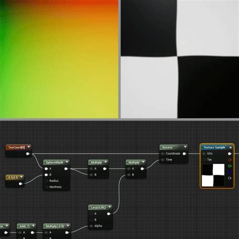 ue4 uv spiral distortion help real time vfx
