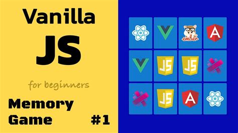 learn vanilla javascript memory game tutorial create the project [1
