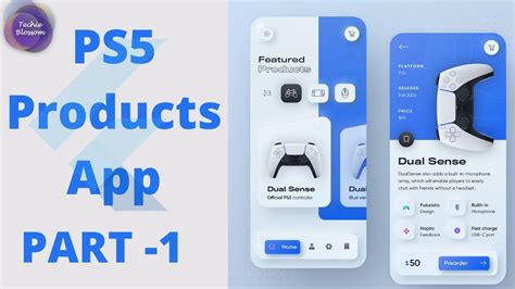 ps5 products app flutter ui youtube