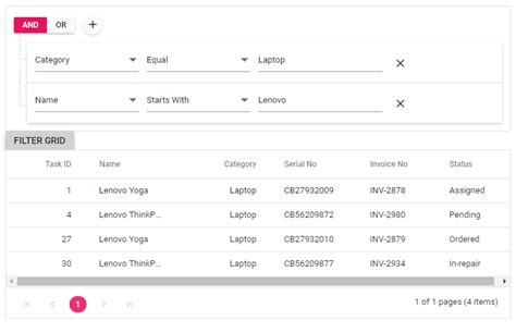 introducing new react query builder ui component syncfusion blogs