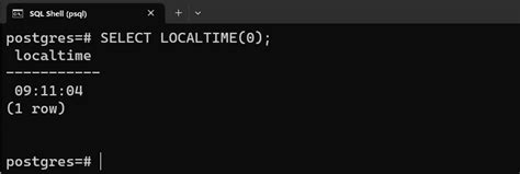 how do i get the current time without time zone in postgresql