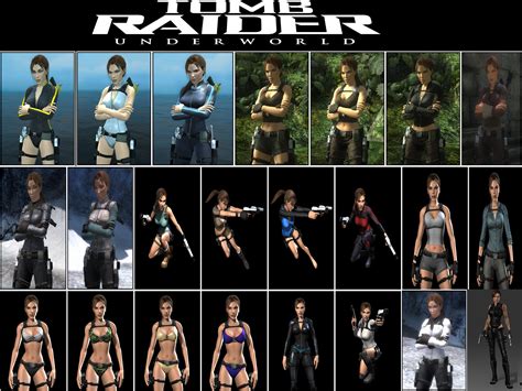 Tomb Raider Underworld Outfit Collection By Eddy7454 On Deviantart