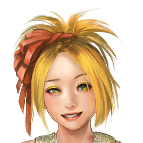 Safebooru 1girl Blonde Hair Final Fantasy Final Fantasy X Green Eyes