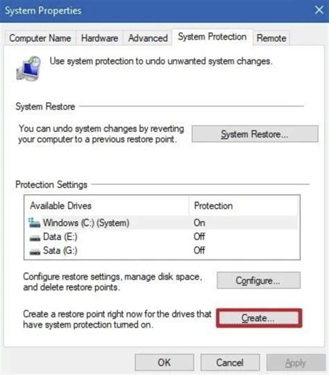 How To Enable System Protection Create System Restore Point And Undo