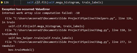 python svd calculation error from lapack function when using scikit