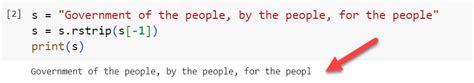 how to remove the last character from a string in python python guides
