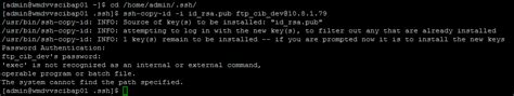 command to copy client public key to windows openssh sftp ssh server