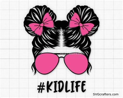 Momlife Svg Mom Life Svg Messy Bun Svg Mom Skull Svg Mom Etsy