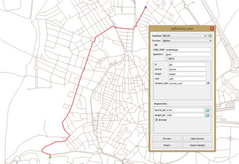 simple route analysis with pgrouting and qgis gis course tyc gis