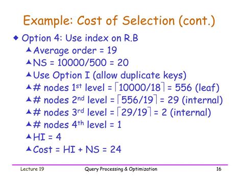 ppt query processing and optimization powerpoint presentation free