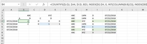 excel formula count multiple cell with multiple criteria stack overflow