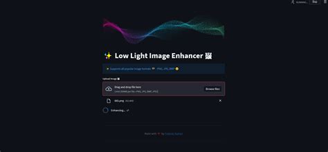 github prateekralhan streamlit based low light image enhancer a