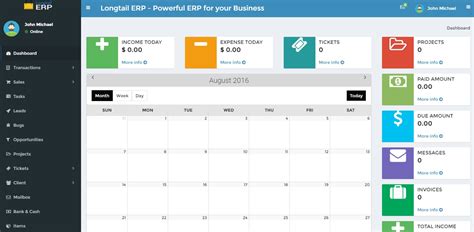 business accounting management script custom erp solution open source
