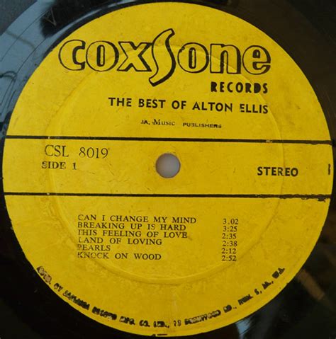 Alton Ellis The Best Of Alton Ellis 1969 Vinyl Discogs