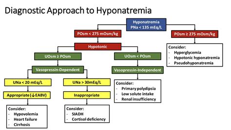 Hyponatremia Differential Diagnosis Algorithm In Canc