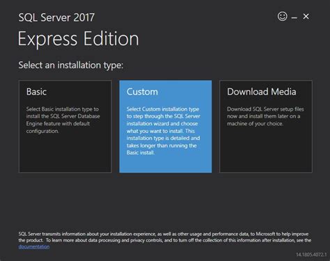 miscrosoft sql server express 2017 installation and configuration tutorial
