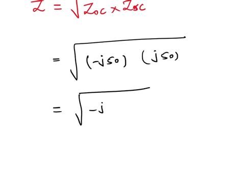 solved the open circuit and short circuit impedances measured at the