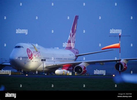 Foto De Archivo Fechada El 9 1 2023 De Un Avión Boeing 747 De Virgin