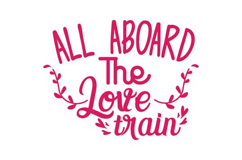 All Aboard The Love Train Graphic By Thelucky · Creative Fabrica