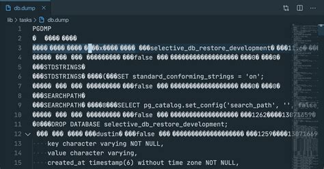 rails and postgres selectively restoring from a compressed pg dump file