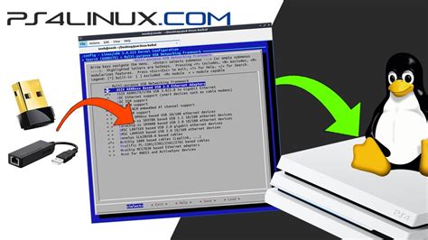 add device drivers usb wifi ethernet adaptor to ps4 linux kernel