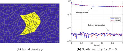 Initial Density And Spatial Entropy Over Time For The Entropy