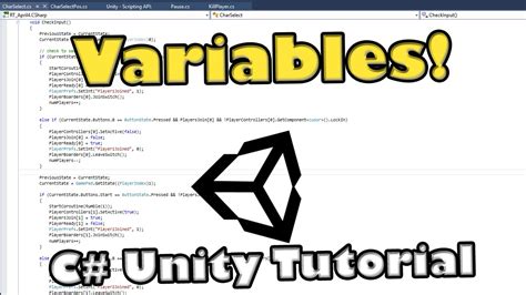 unity c variable tutorial youtube