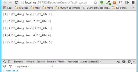 my tactics convert c datatable to javascript 2d array