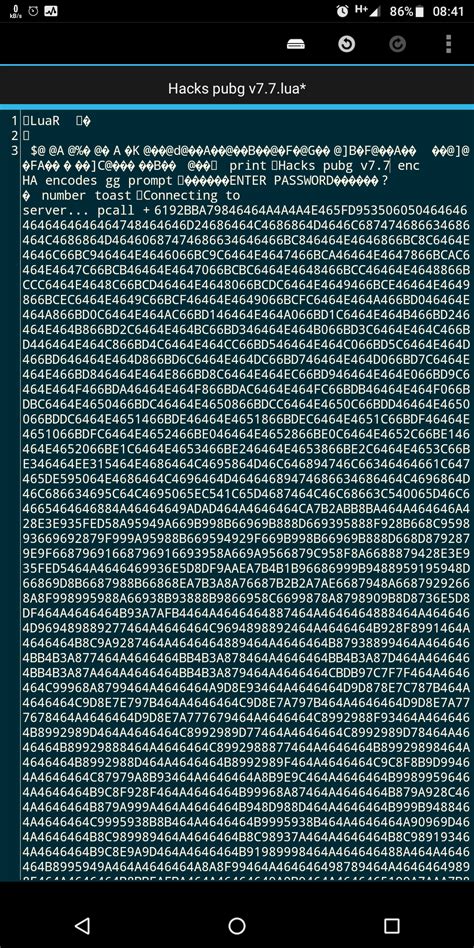 how to decode decrypt decompile lua files help gameguardian
