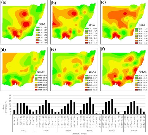 Spatial Extent Of Drought Duration Based On 3 6 9 12 24 And