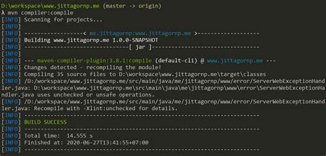 พื้นฐานการใช้ maven command line