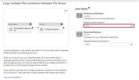copy files from multiple containers azure data factory
