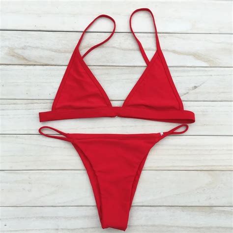 New Sexy Women Swimsuit Micro Bikini Set Bathing Suits With Halter
