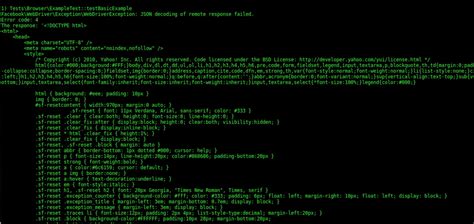 unit testing laravel 5 4 facebook webdriver exception