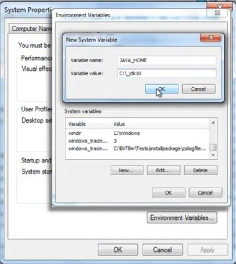 how to install the jdk on windows and set up java home