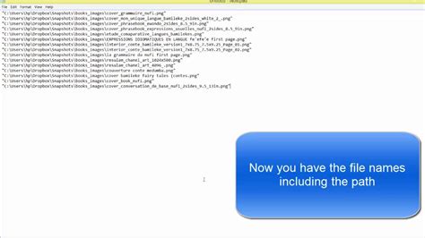 batch extract files names from folder easy way youtube