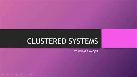 Clustered Systems Os Youtube