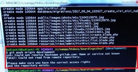 push gagal error pada ssh ~ catatan mahasiswa