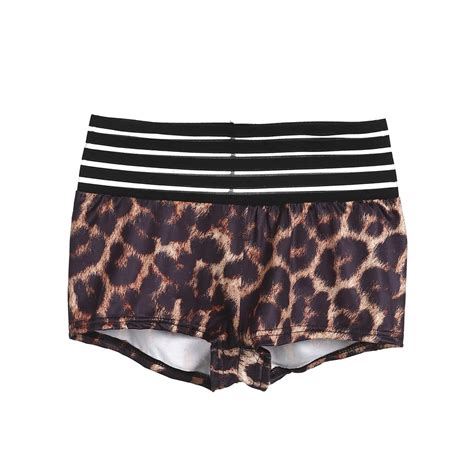 New Sexy Booty Shorts Hot Mini Shorts Scrunch Butt Women Leopard Print