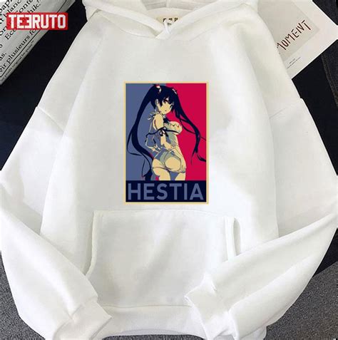 Hope Hestia Waifu Goddess Cute Sexy Anime Girl Danmachi Unisex Hoodie