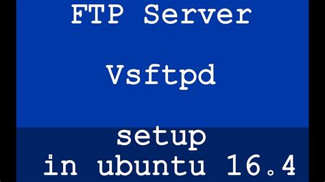 Ftp Server Vsftpd In Ubuntu Youtube 0 Hot Sex Picture
