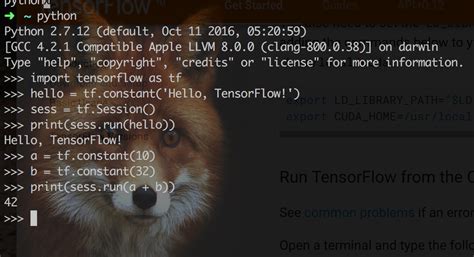 build a machine learning application with tensorflow part i
