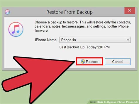 How To Bypass Iphone Passcode With Pictures Wikihow