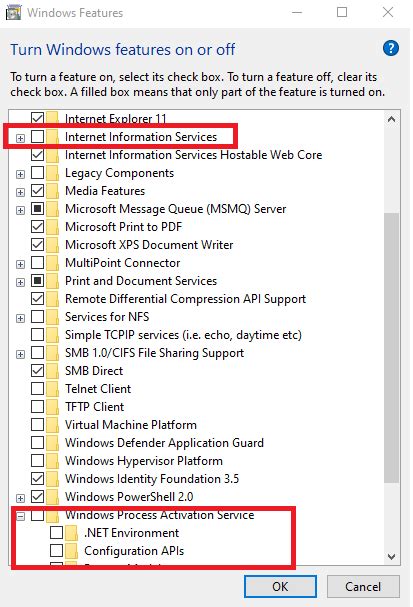 iis is stopping my windows pc from updating the official microsoft