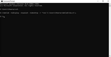 run matlab script from command line delft stack