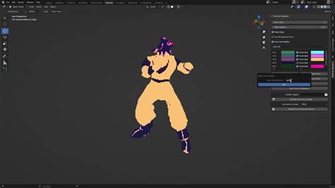 couloir stress étroit pixel art shader blender emballage montée déjà